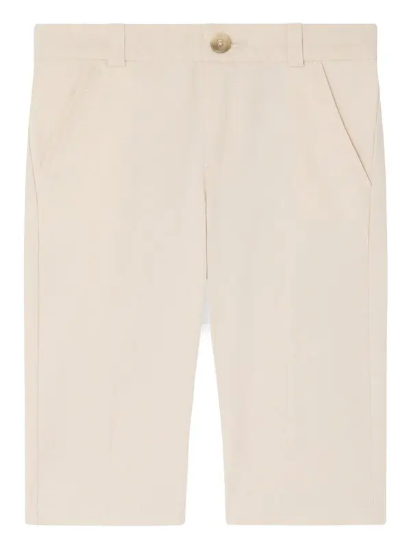 Bonpoint Cotton Decibe Trousers - Ivory