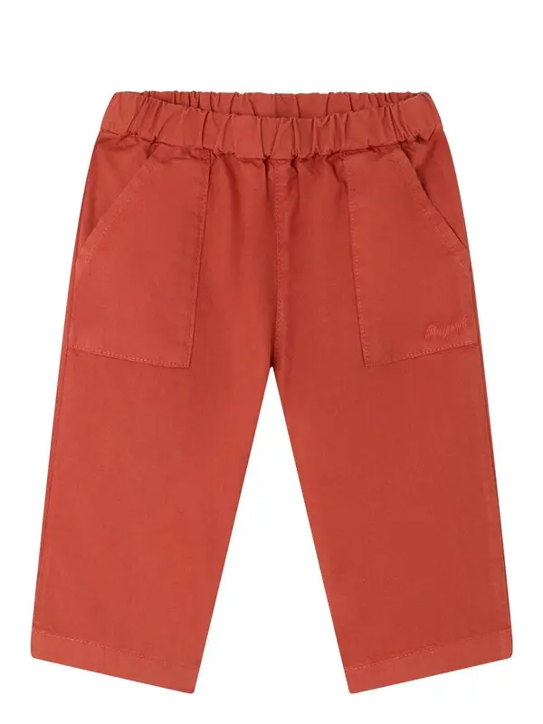 Bonpoint Cotton Trousers - Red