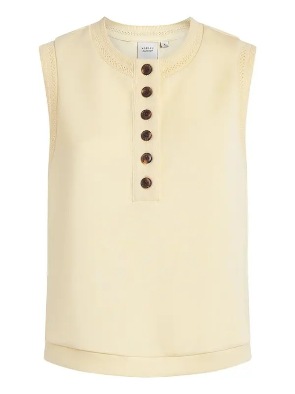 Varley Marla Tank Sweater Vest - Ivory