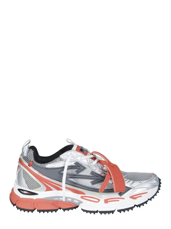 Off-White Graphic Lace-up Sneakers - Grigio