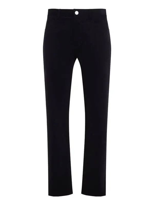 Giorgio Armani Cotton Cashmere Elastane 5-pocket Straight-leg Pants - Red