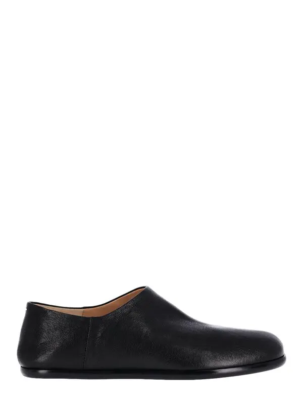 MAISON MARGIELA Leather Slip-on Loafer - Black