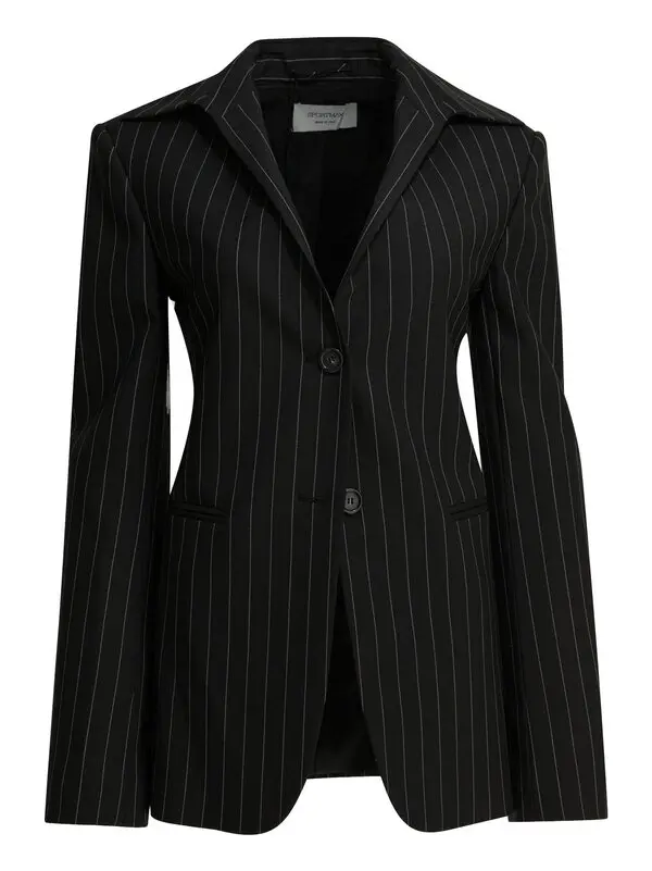Max Mara Elegant Mini Jackets & Coats - Black