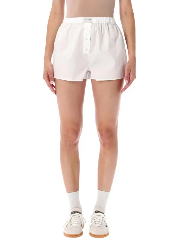 SPORTY & RICH Essential Boxer Shorts - Bianco