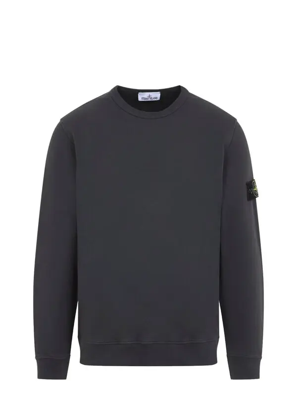 Stone Island Cotton Blend Sweatshirt - Grey