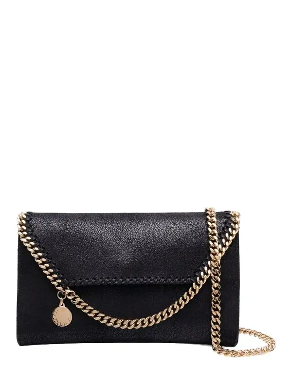 Stella McCartney Mini Vegan Crossbody Bag With Signature Chain - Nero