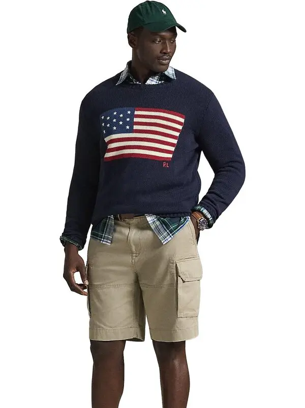 Ralph Lauren Classic Fit Twill Cargo Shorts - Tan