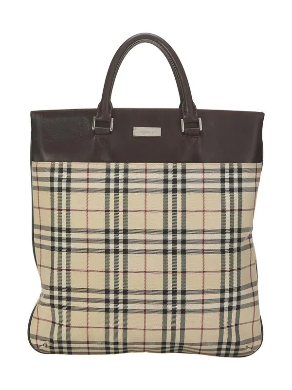 Burberry Tote Bag - Brown