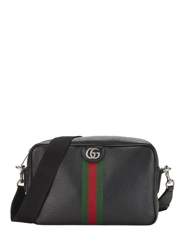 Gucci Ophidia Leather Crossbody Bag - Black