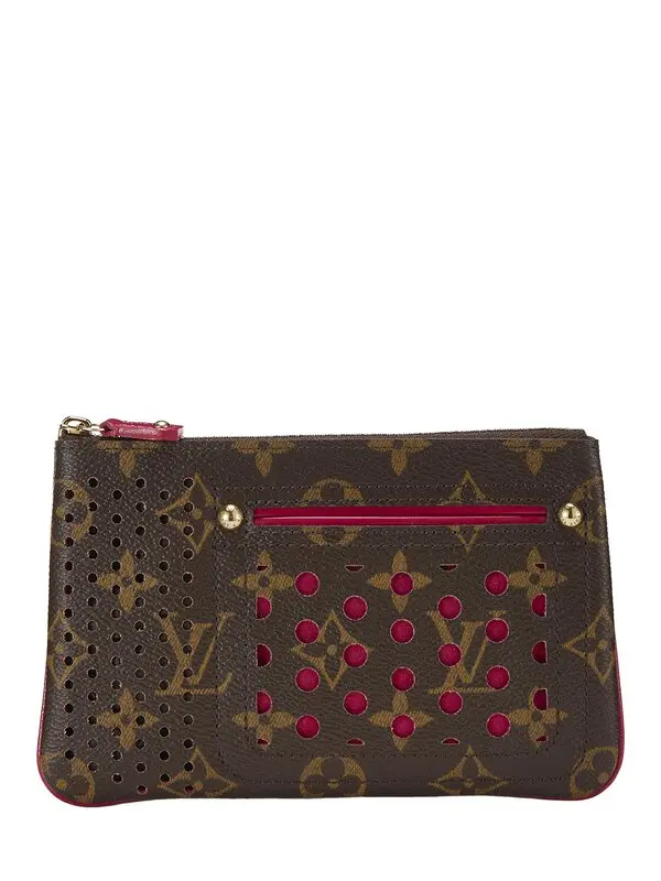 LOUIS VUITTON Monogram Pochette Plat - Pink