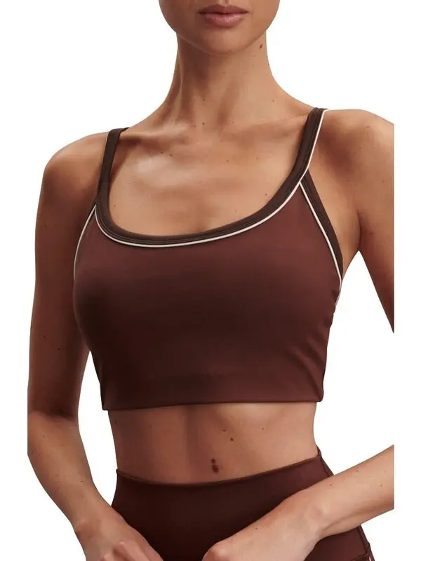 Varley Freesoft Piper Sports Bra - Brown Stone