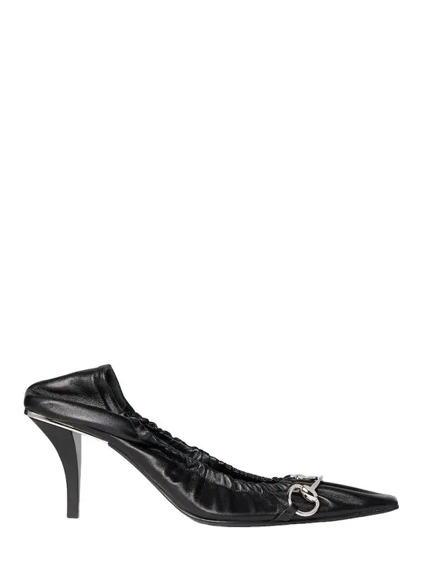 Gucci Vittoria Pump With Elastic Leather - Black