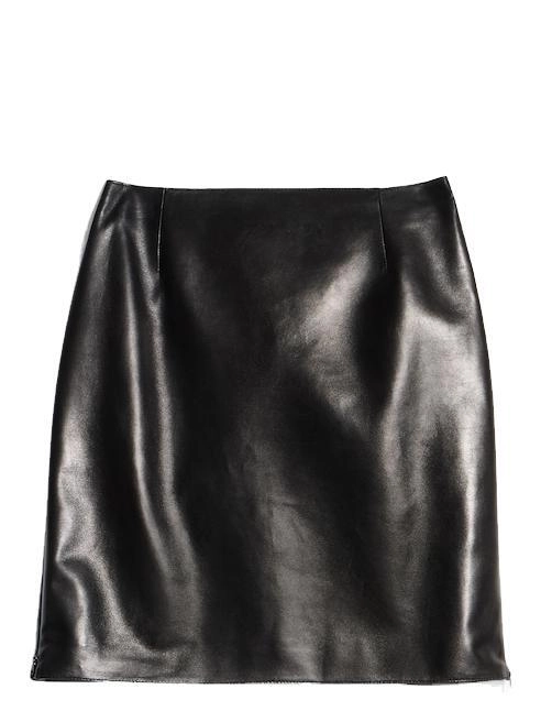 Gucci Soft Nappa Leather Mini Skirt - Black
