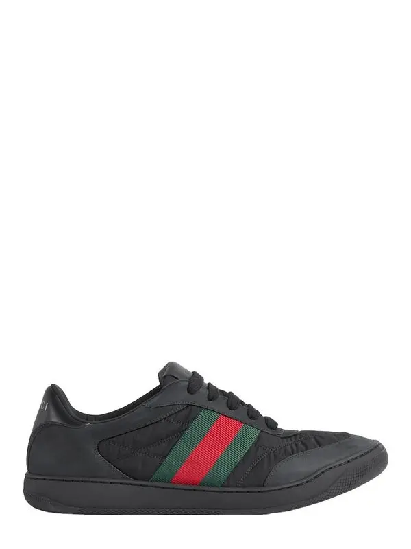 Gucci Padded Nylon Screener Sneakers - Black
