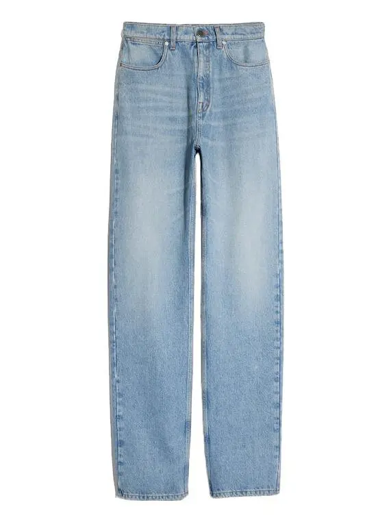 Gucci Bleached Stone Washed Denim Pants - Blue
