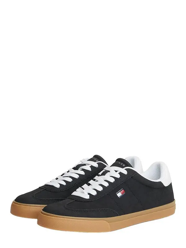 Tommy Hilfiger Flag Logo Skater Sneaker - Black