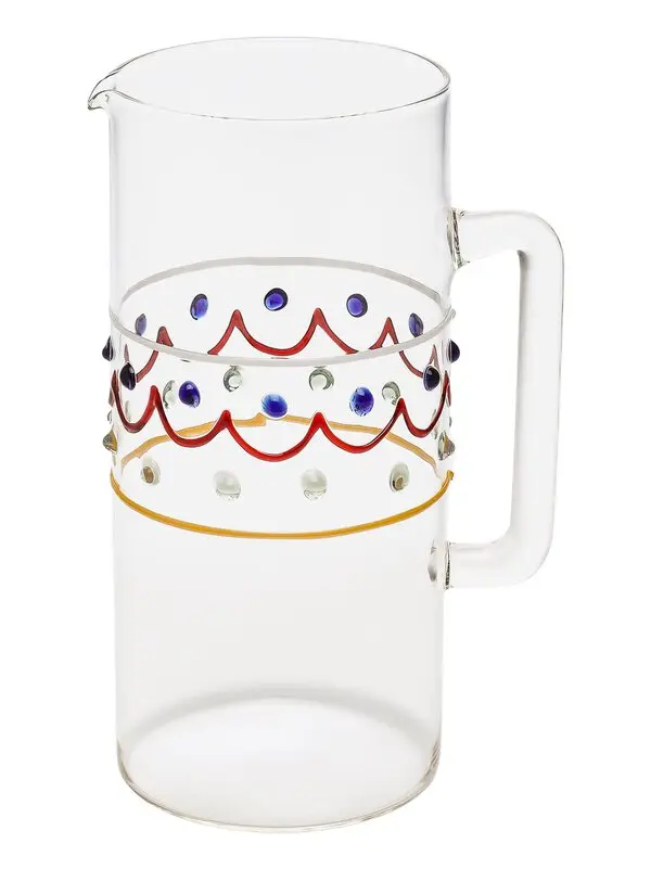 Dolce & Gabbana Embellished Glass Pitcher - Multicolor