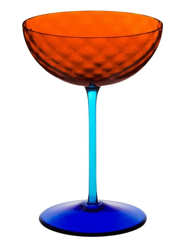 Dolce & Gabbana Hand-blown Murano Champagne Glass - Multicolor
