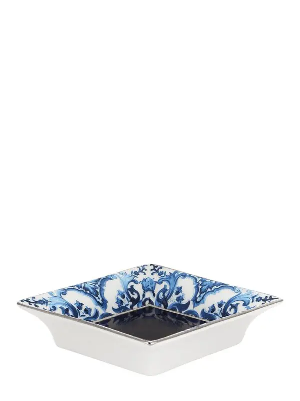 Dolce & Gabbana Porcelain Trinket Tray - Multicolor