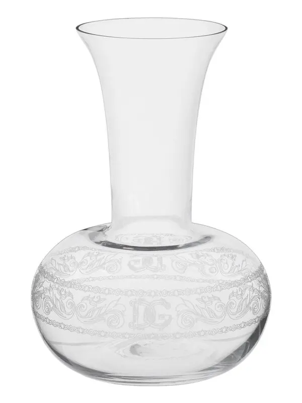 Dolce & Gabbana Etched Crystal Wine Decanter - Multicolor