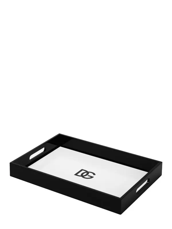 Dolce & Gabbana Lacquered Wood Serving Tray - Multicolor