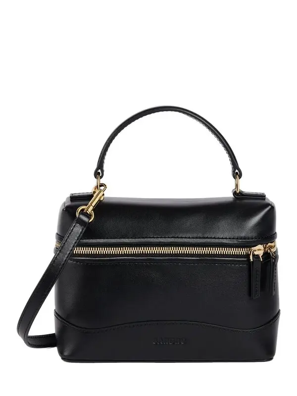 Sandro Tangolino Leather Bag - Black