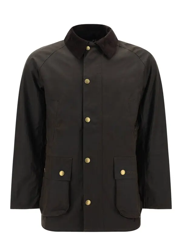 Barbour Ashby Waxed Cotton Jacket - Green