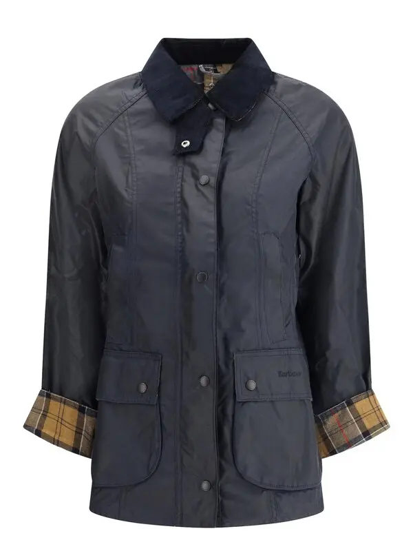 Barbour Breadnell Waxed Jacket - Blue