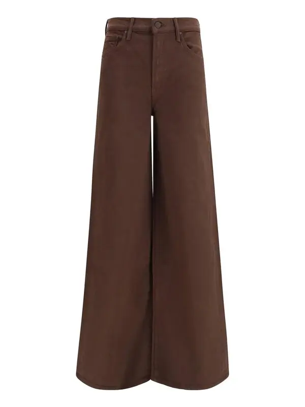 MOTHER The Undercover Sneak Jeans - Brown