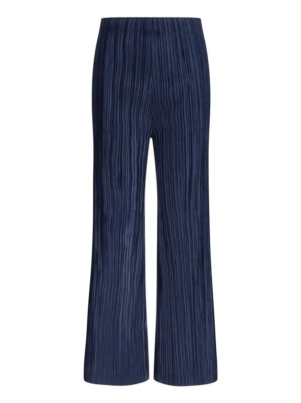GONGDID DESIGN Corduroy Palazzo Pants - Blue