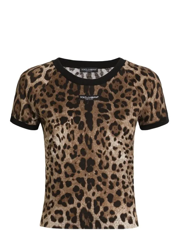 Dolce & Gabbana Leo- Jersey T-shirt - Print
