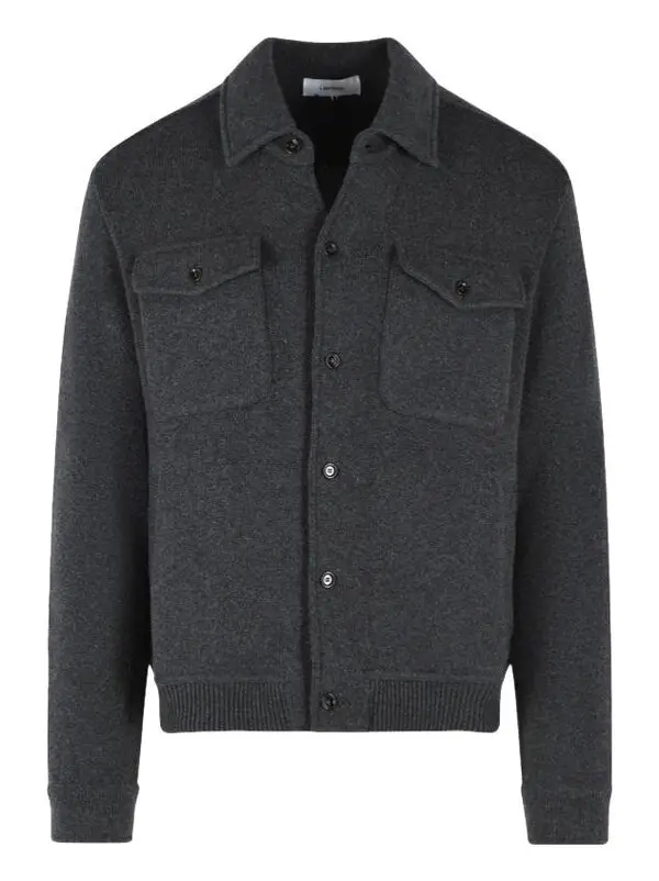 LARDINI Long Sleeve Casual Jacket - Grey