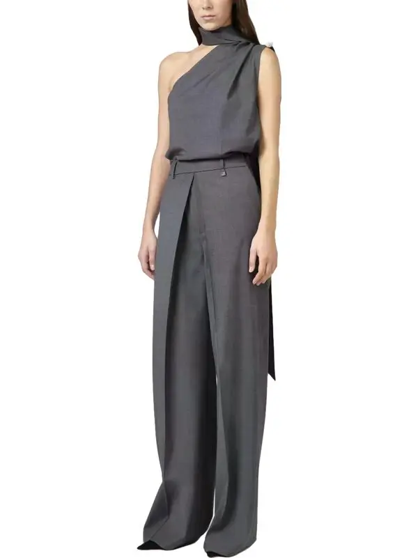 Giuseppe Di Morabito One-shoulder Embellished Top - Grey