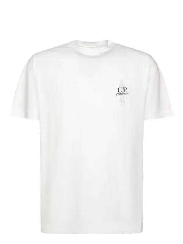 C.P. COMPANY Logo-print T-shirt - White