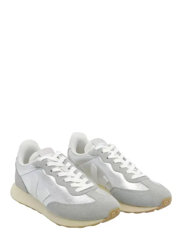 VEJA Rio Branco Ii Leather Oxford Sneakers - Silver