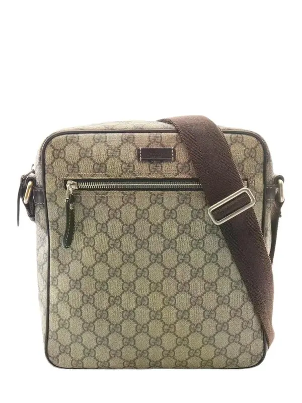Gucci 2000s Gg Supreme Crossbody Bag - Neutrals