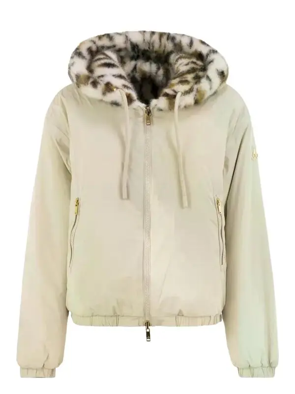 Moose Knuckles Eaton Bunny Reversible Hooded Jacket - Neutrals