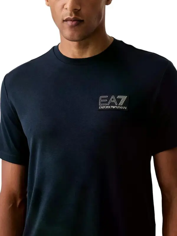 EA7 Logo-detail T-shirt - Blue