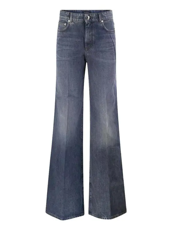 Sportmax Flared Leg Jeans - Blue