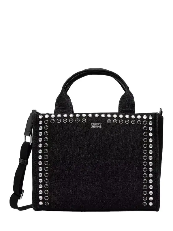 Dkny Stud-embellished Tote Bag - Black