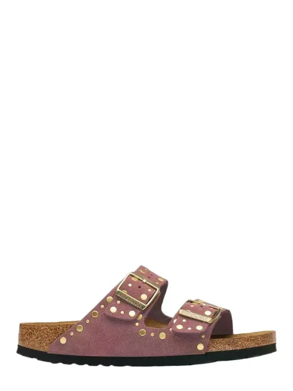 BIRKENSTOCK Arizona Rivet Detailed Sandals - Purple
