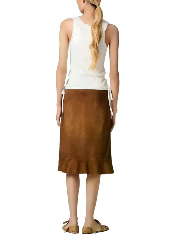 Miu Miu Cotton Top - White