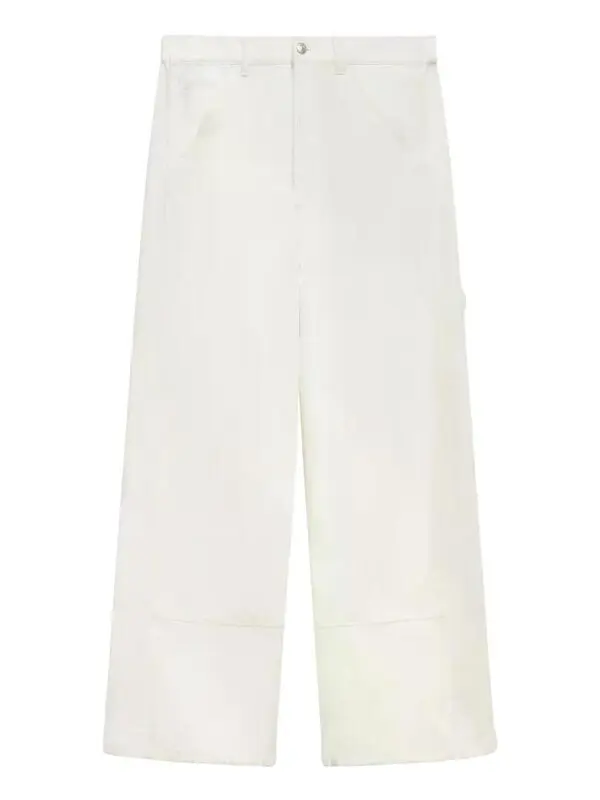 Marni White Denim Wide-leg Jeans - Neutrals