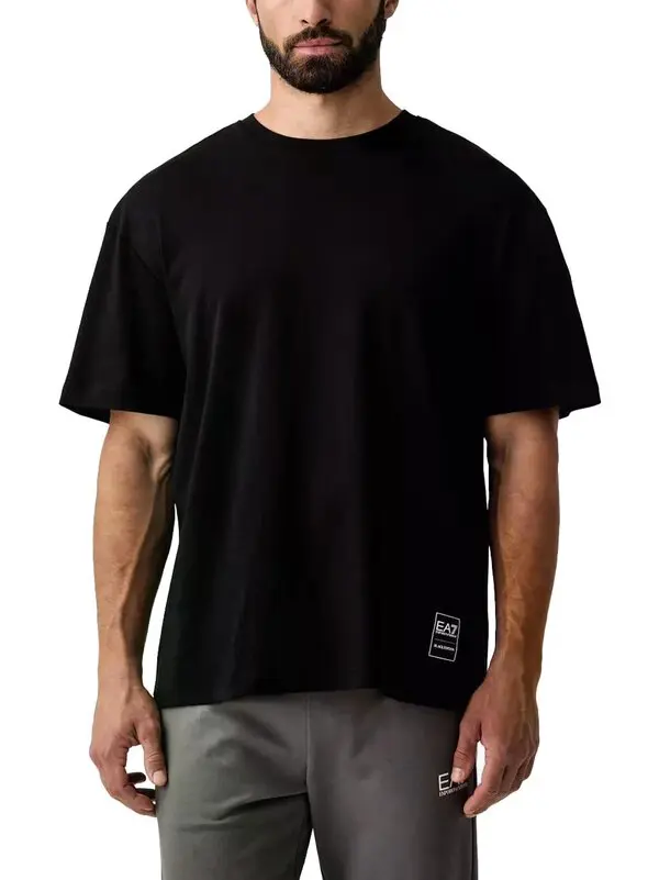 EA7 Logo-patch T-shirt - Black