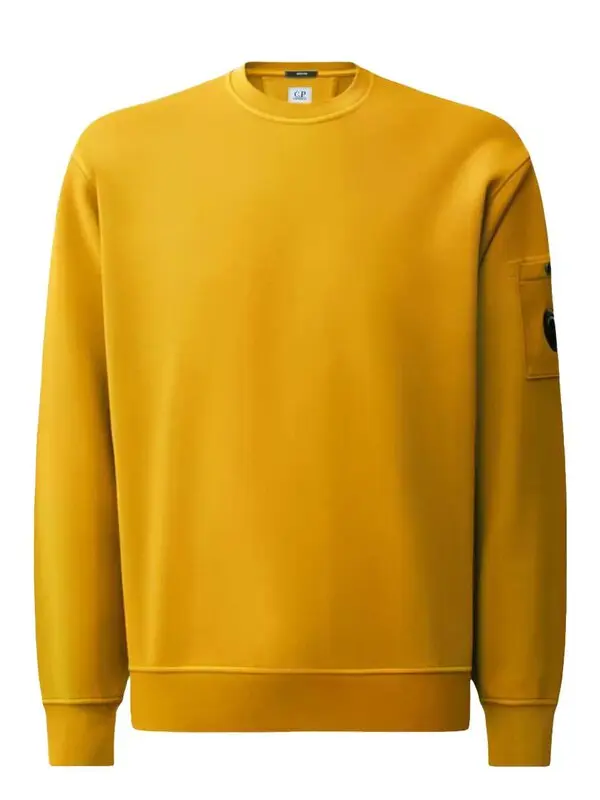 C.P. COMPANY Lens Detail Sweater - Yellow