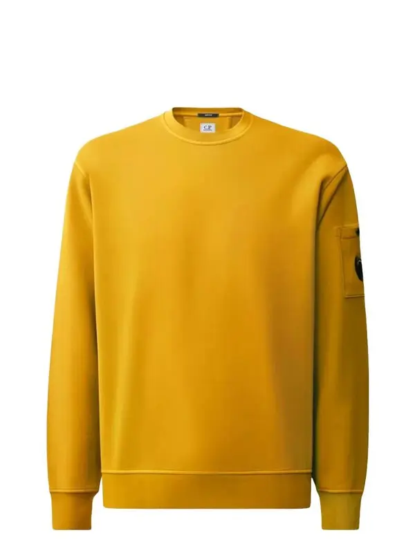 C.P. COMPANY Lens Detail Sweater - Yellow
