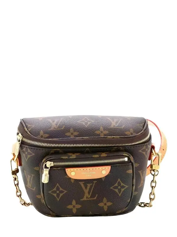 LOUIS VUITTON Monogram Canvas Mini Belt Bag - Brown