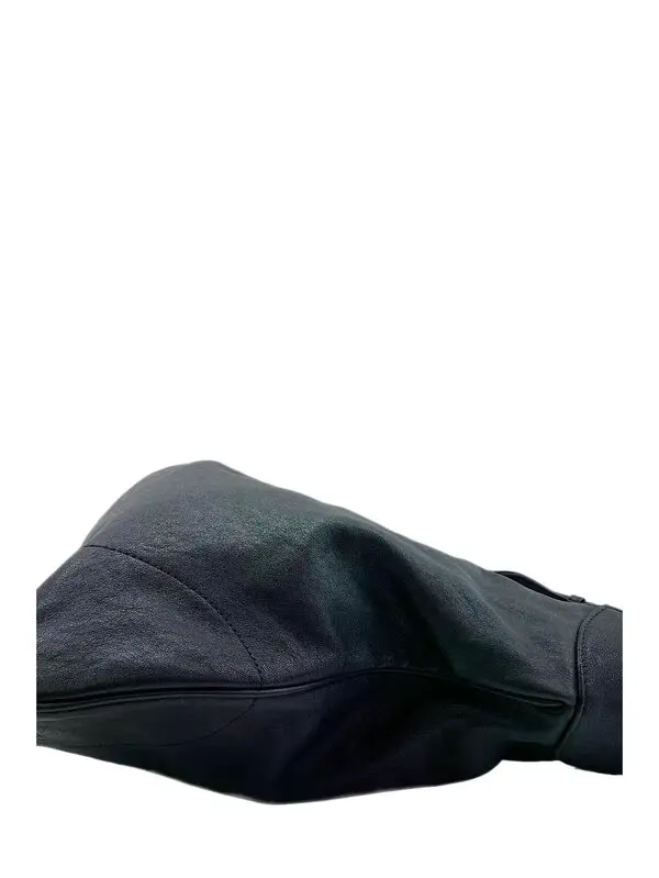 Gucci 2000s Double G Shoulder Bag - Black