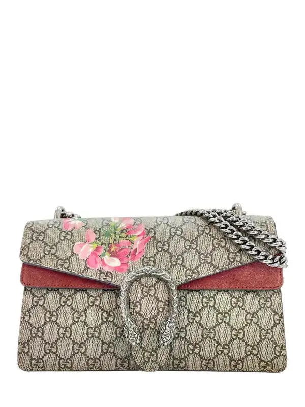Gucci Dionysus Gg Blooms Shoulder Bag - Neutrals