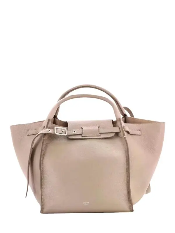 Celine Big Bag Grained Calfskin Medium Satchel - Neutrals